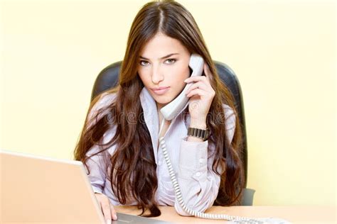 Woman In Office Stock Image Image Of Young Manager 33887179