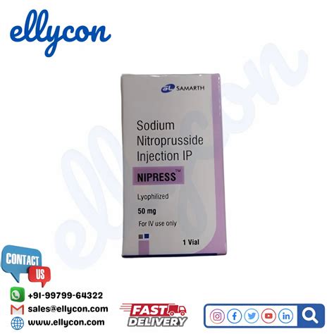 Sodium Nitroprusside Injection Ip At Rs 199 Vial Sodium Nitroprusside Injection In Surat Id