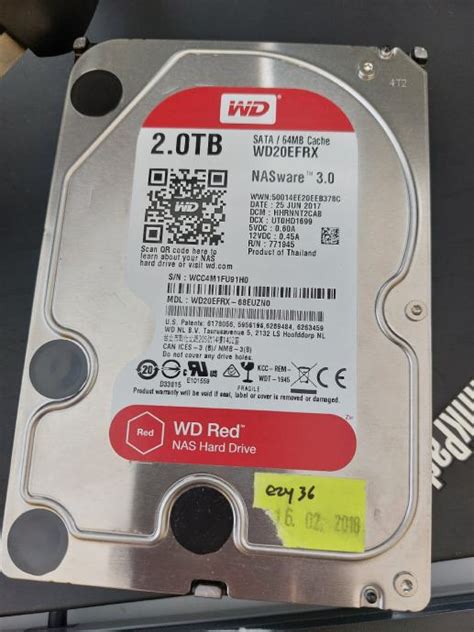WD 2TB NAS WD20EFRX