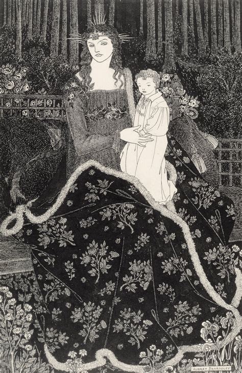 A Large Christmas Card 1895 By Aubrey Beardsley