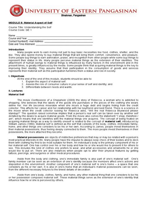 Uts Module 8 Pdf Credit Card Consumerism