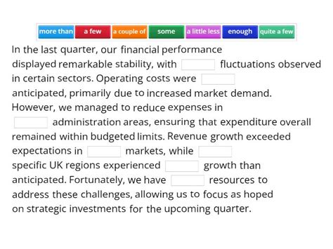 Quantifiers Complete The Sentence