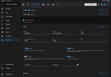 mqtt error within z wave js ui z wave home assistant community