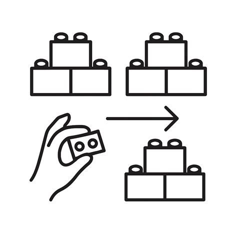 Lego Pattern Copy Fun Easy And Free Activity For 2 6 Year Old