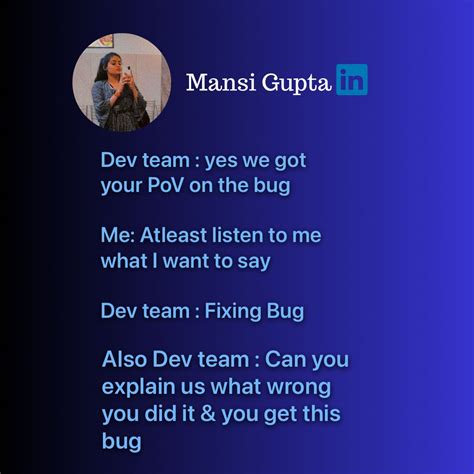 Mansi Gupta On Linkedin Corporate Developer Qa