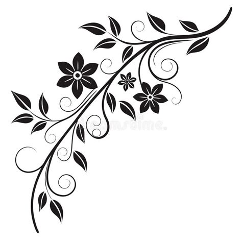 Floral Vine Design Stock Illustrations 57865 Floral Vine Design