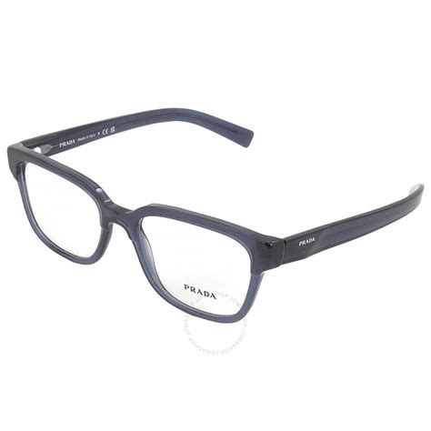 Prada Demo Rectangular Mens Eyeglasses Pr 04yv 08q1o1 53 8056597516242