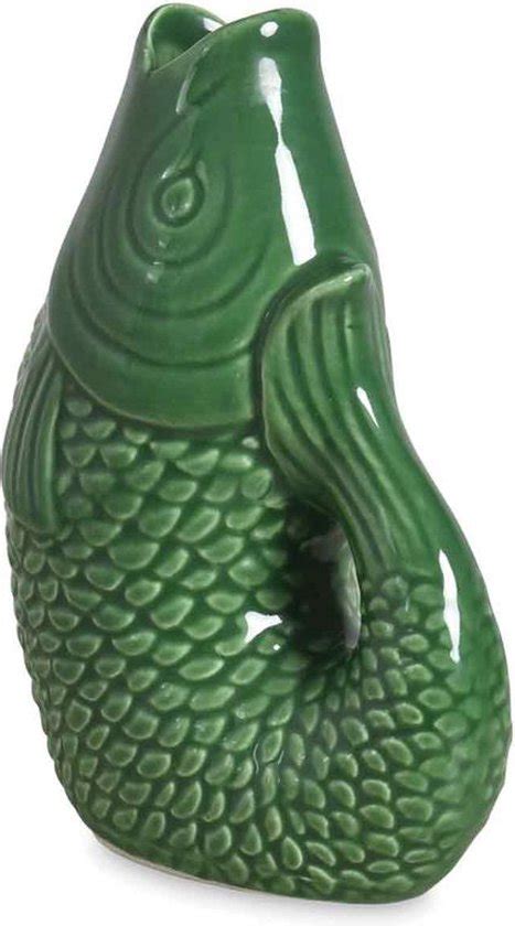 Opjet Vaas Vis Klein Groen Bol