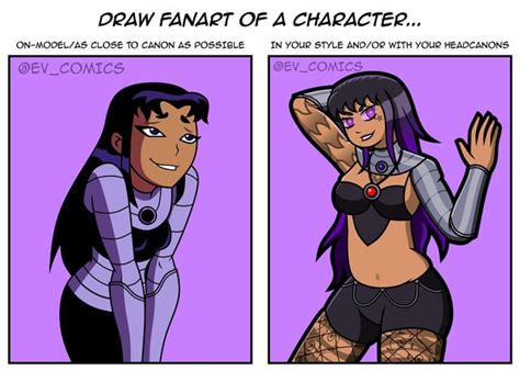 Fanart Challenge Blackfire R Teentitans