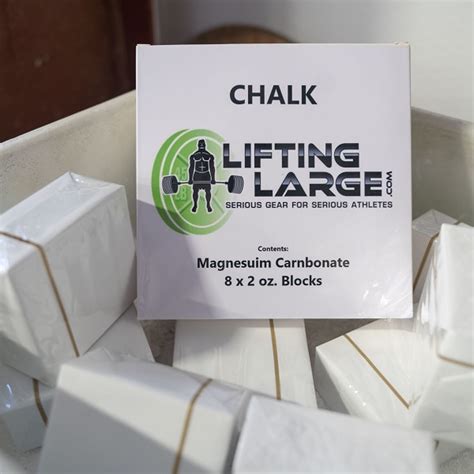 Lifting Large Powerlifting Chalk