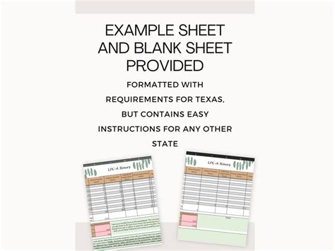 Lpc Hour Tracker Excel Bundle Supervision Notes Supervision Hour