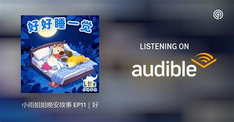 小雨姐姐晚安故事 Ep11｜好好睡一觉｜good Sleep Tonight｜0 4岁宝宝睡前故事 Bedtime Story For