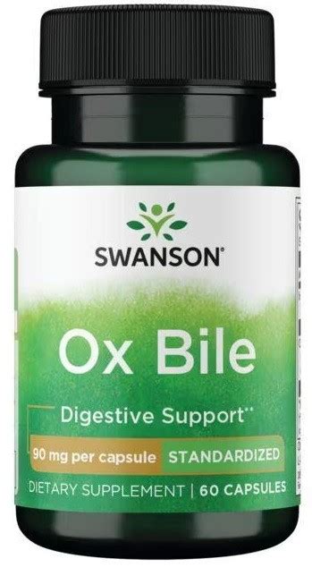 Swanson Ox Bile 60 Caps