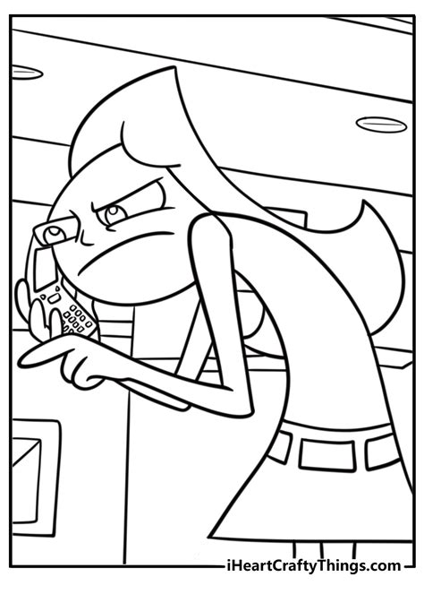Phineas And Ferb Coloring Pages Isabella 2025