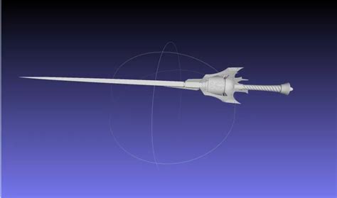 Rwby Weiss Rapier Myrtenaster Printable Assembly 3d Printing Model