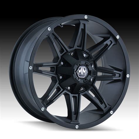 Mayhem Rampage 8090 Matte Black Custom Wheels Express