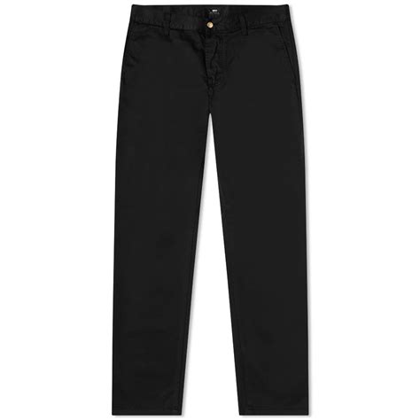 Edwin Regular Chino Garment Dyed Black End Kr