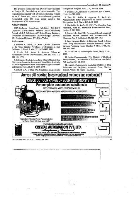 Preparation And Invitro Evaluation Of Acetazolamide Extended Release Capsules Pdf