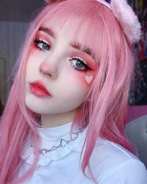 Harajuku Makeup Kawaii Kawaii Pink Makeup Looks Kawaii Girl Makeup