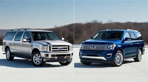 Ford Excursion Vs Ford Expedition Amazing Cars And Drives