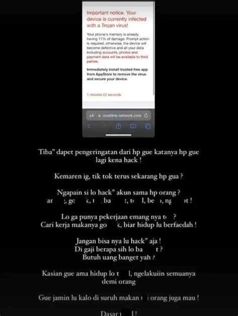 Lolly Ngamuk Ponselnya Kena Hack Vadel Badjideh Ikutan Kena Imbasnya