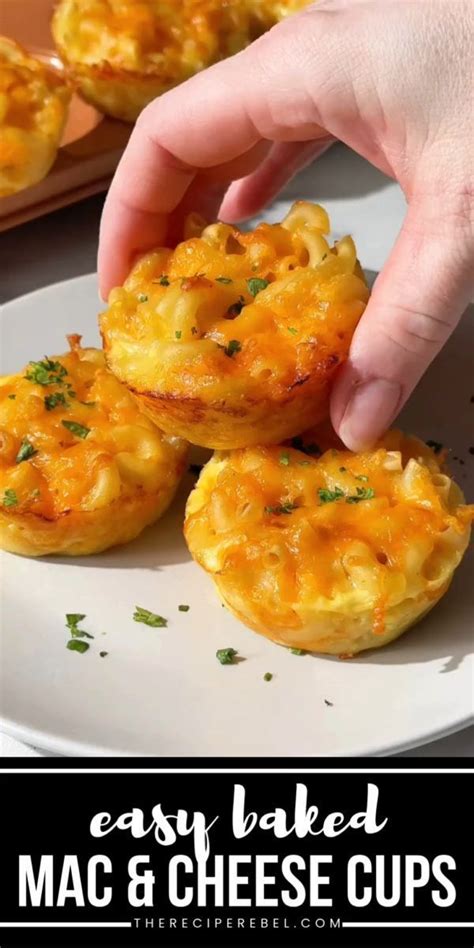 Easy Baked Mac And Cheese Cups [video] Mac And Cheese Cup Video Mac