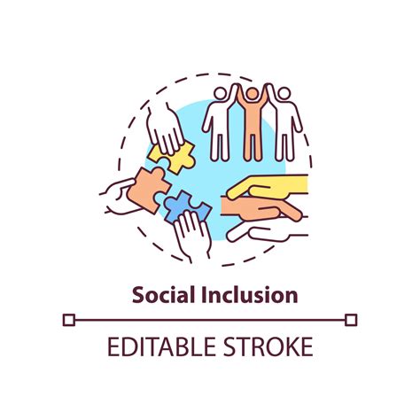 Social Inclusion Concept Icon Equal Opportunities In Society Lgbt