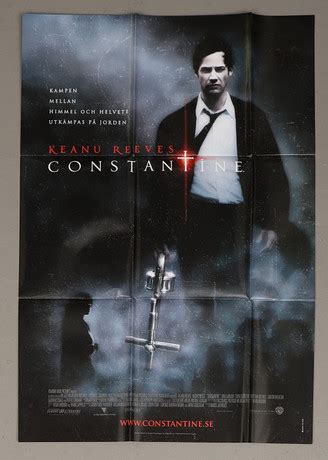 Movie Poster Constantiner Keanu Reeves Offset Print Unsigned Art