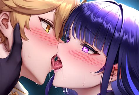 Rule 34 1boy 1girls Aether Genshin Impact Ai Generated Holding