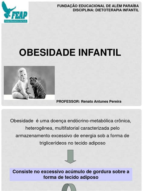 Aula Obesidade Infantil Download Grátis Pdf Leptina Obesidade