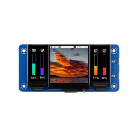 Waveshare Triple Lcd Hat For Raspberry Pi Onboard 13inch Ips Lcd Main