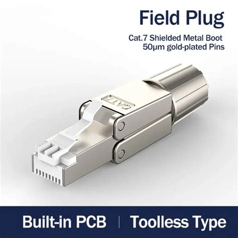 Cat 6a Cat 7 Rj45 Connector Computer Networking Terminal Plug Ethernet