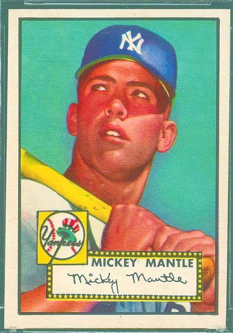 Topps A Rare Topps 1952 Mickey Mantle Rookie Card Has Sold At Auction