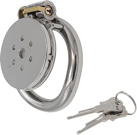 Flat Chastity Cage Metal Male Chasity Device Cockcage With