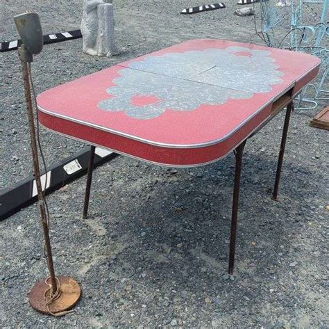 No Storage Mcm Kitchen Table And Microphone Dixons Auction At Crumpton