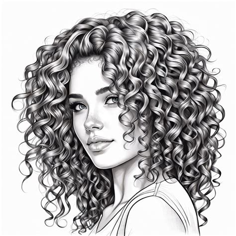 15 Creative Ideas For How To Draw Curly Hair Burst Of Style