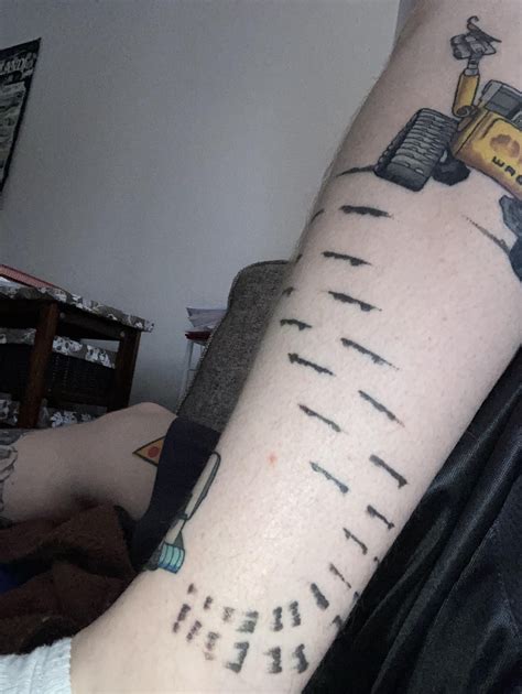 Wall E Mo And Dirt Tracks Rnerdtattoos
