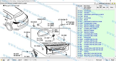 Autotech4you Mazda Epc 52024 Electronic Parts Catalog General Market