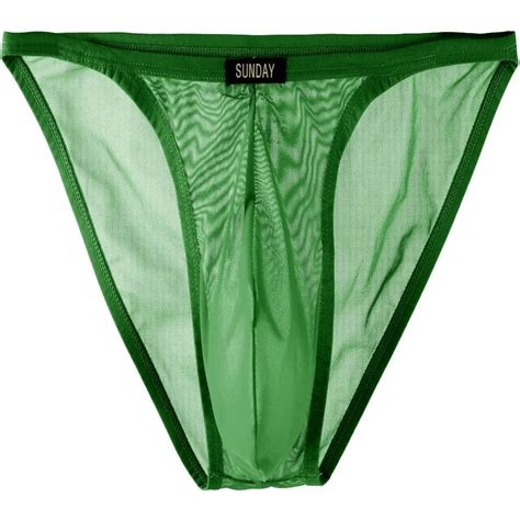 Summer Code Mens Sheer Briefs Mesh Lightweight Underwear Comfortable