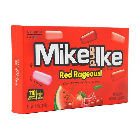 Mike And Ike Red Rageous Candy Theater Box 425oz 12 Pack