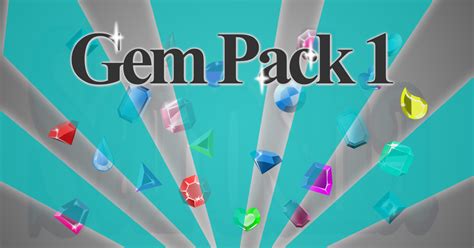 Gem Pack 1 2d Textures And Materials Unity Asset Store