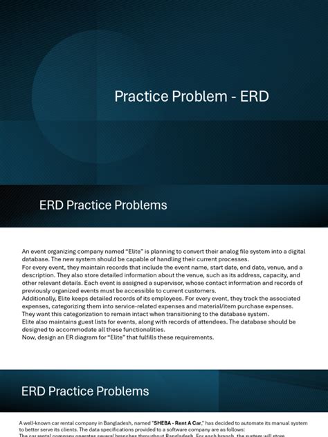Dbms 06 Practice Problems Erd Pdf Databases Information
