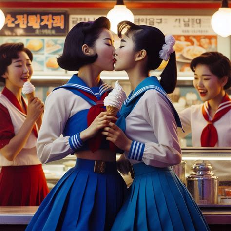 Ice Cream And Lesbian Kiss Will Reunite Korean71 By Corymonteith899