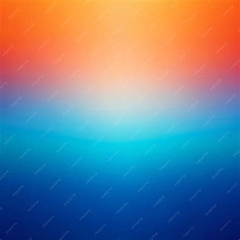 Simple Blue Orange Gradient Pastel Abstract Orange And Blue Blur Color