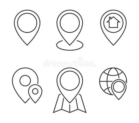 Map Marker Pointer Stock Illustrations 171367 Map Marker Pointer