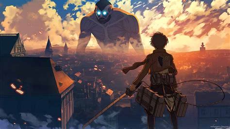 Free Eren In Front Of Wings Of Freedom Desktop Wallpaper 4k
