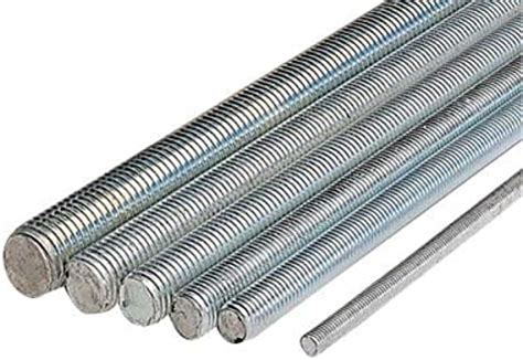 Lennie Tige Filetée Zingué Blanc L1 M Ø 8 Mm Tf0802b Zingué Blanc