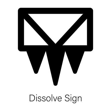 Latest Solid Icon Of Dissolve Sign 46799402 Vector Art At Vecteezy