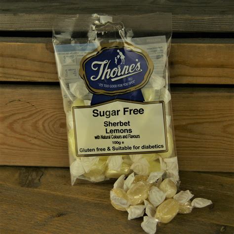 Sugar Free Sherbert Lemons Handmade Fudge Potters Confectioners
