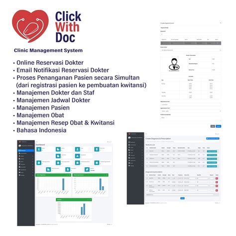 Jual Aplikasi Klinik Dokter + Rekam Medis + Reservasi Dokter Berbasis Web | Shopee Indonesia